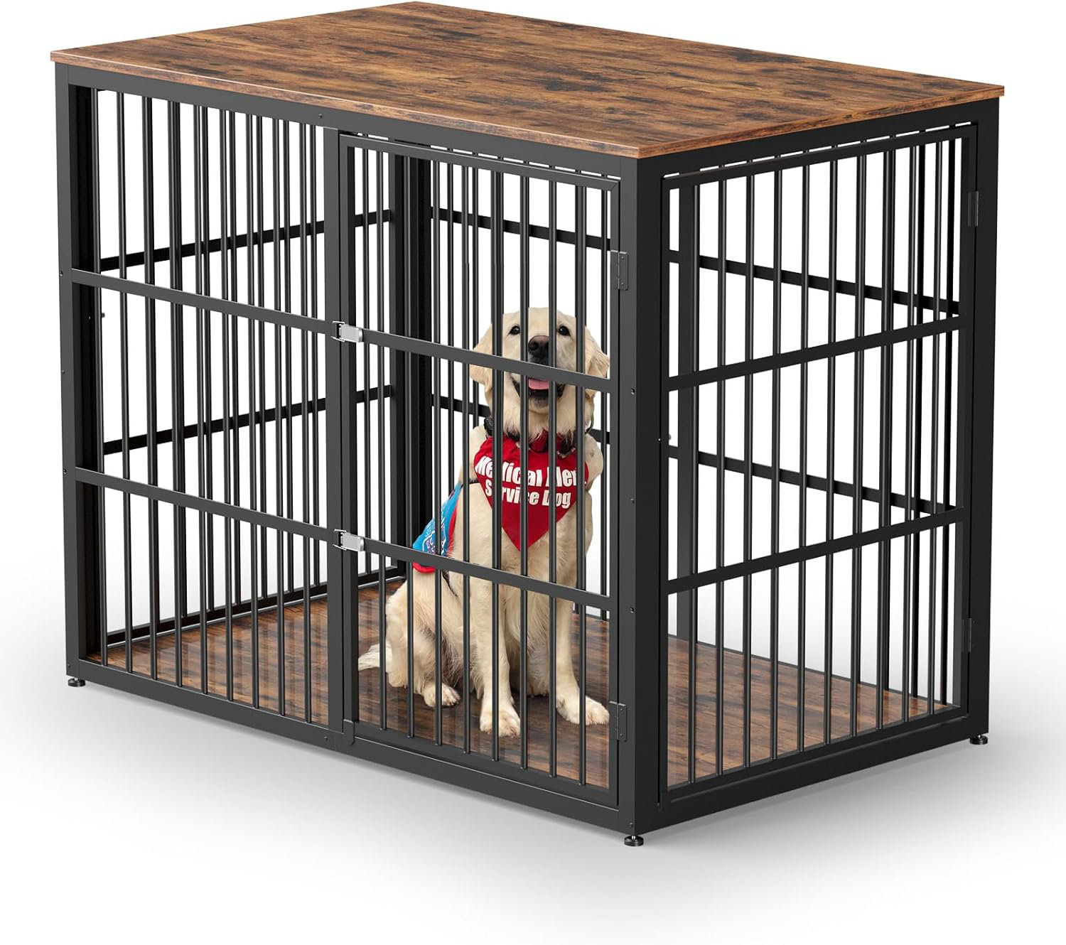 Tucker Murphy Pet™ 48'' XXL Dog Crate Furniture with 3 Doors,Wooden ...