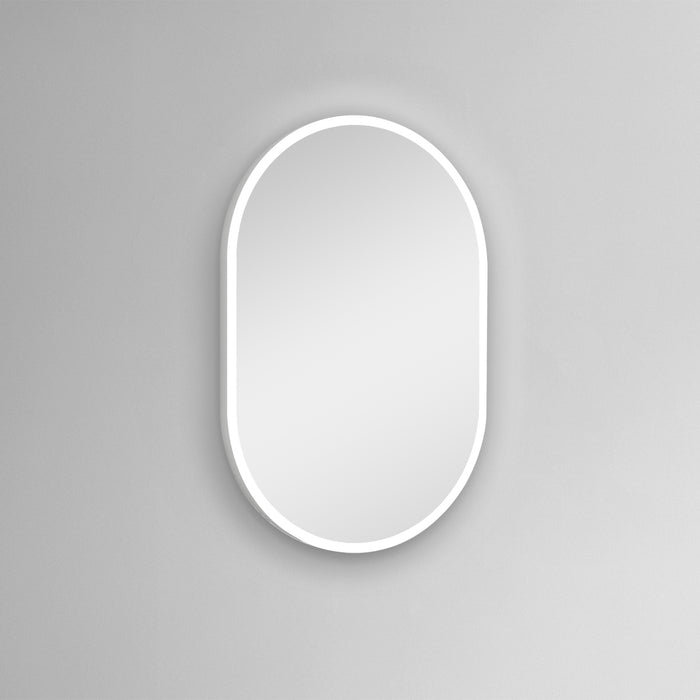 Modern Mirrors MERIDIAN PILL LIGHTED BATHROOM VANITY MIRROR | Wayfair