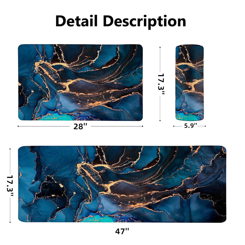 Everly Quinn Kitchen Mats for Memory Foam Luxury Kitchen Runner Kitchen ...