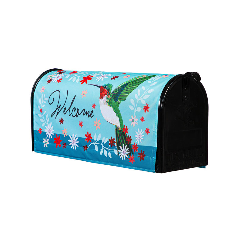 Evergreen Enterprises, Inc Hummingbird Welcome Mailbox Cover | Wayfair