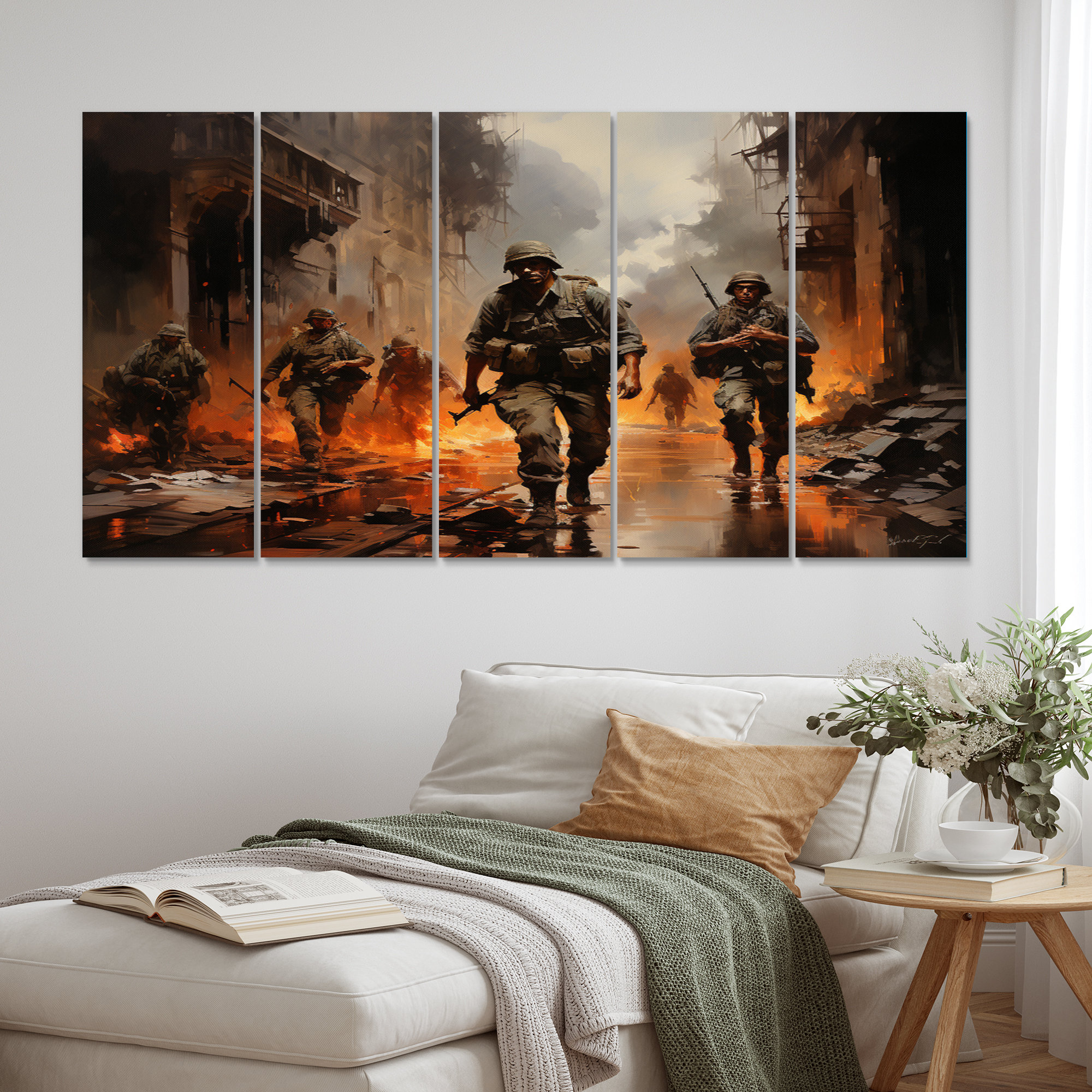 Williston Forge Heros In Action II - Fireman Wall Art Living Room - 5 ...