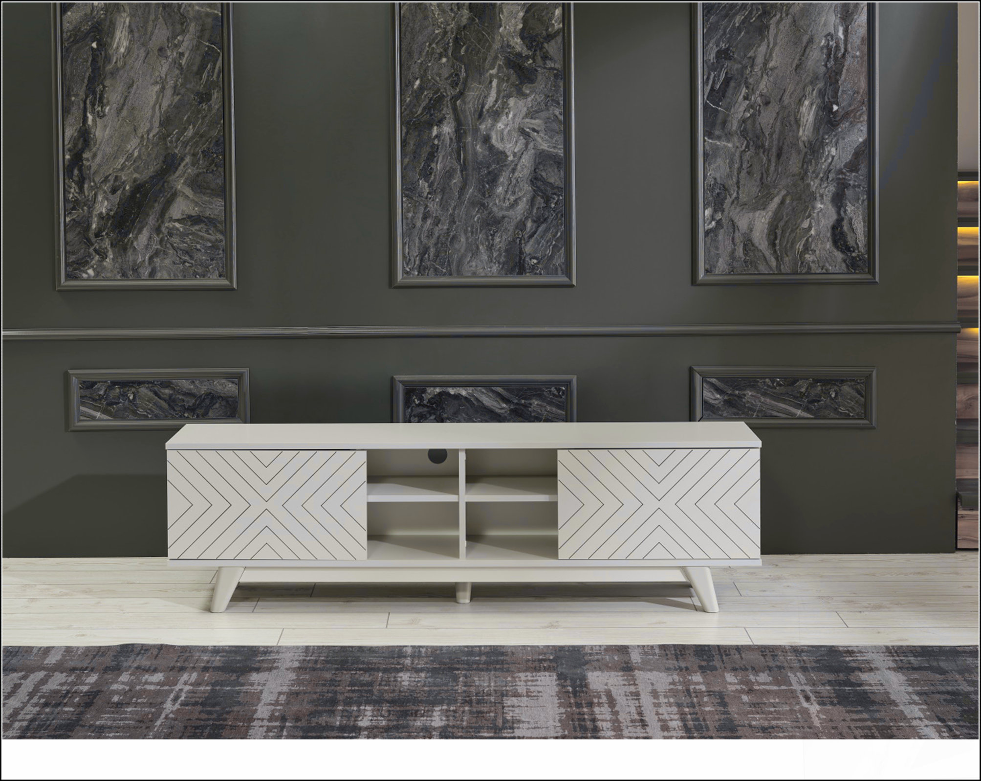 Corrigan Studio® FurnisHome Store Lina Mid Century Modern Tv Stand 2 ...