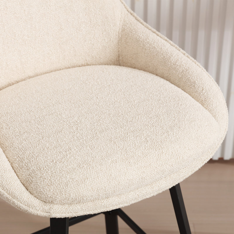 Corrigan Studio Absalom Swivel Upholstered 25.6'' Linen Counter Stool ...