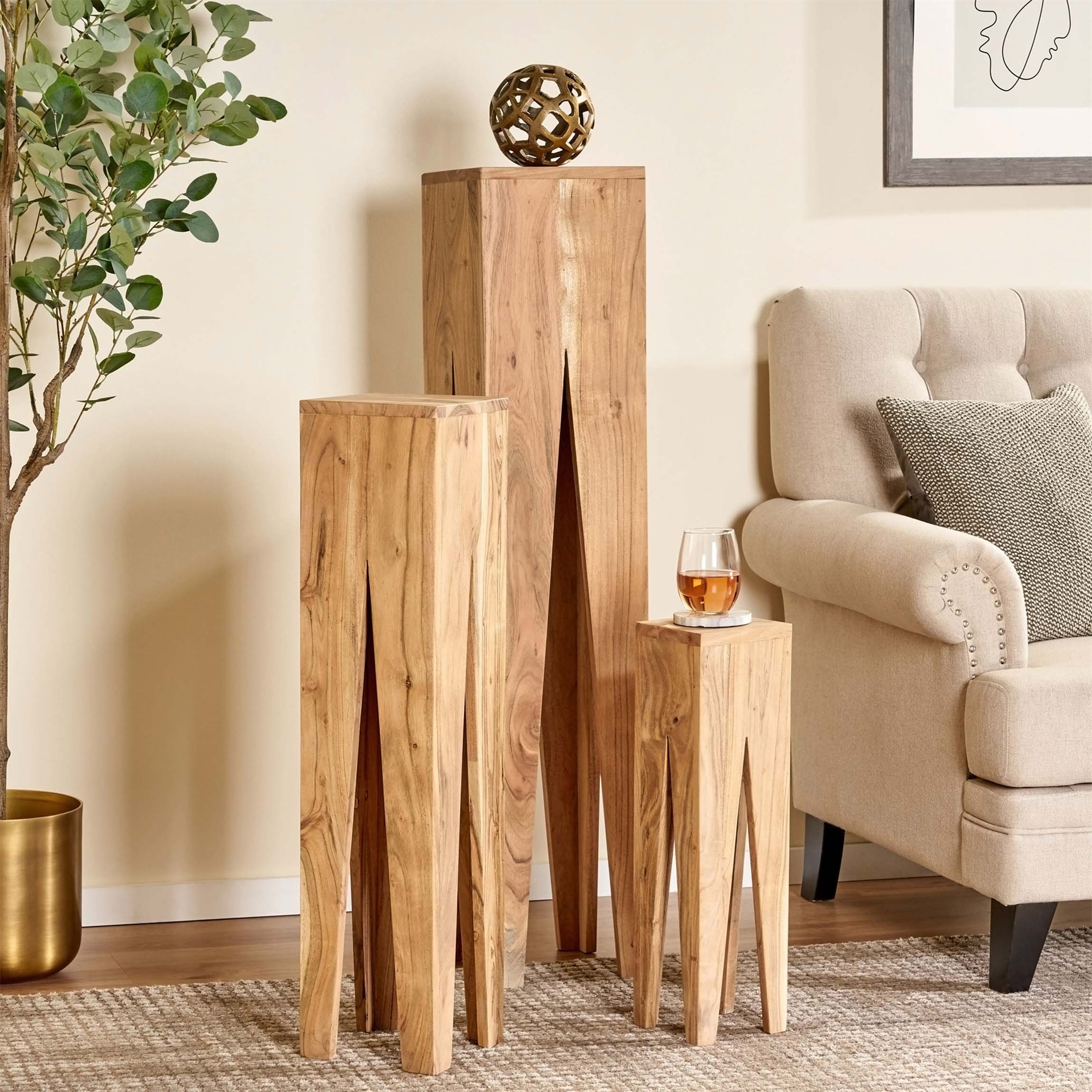 The Twillery Co. Candler Solid Wood Nesting Tables & Reviews | Wayfair