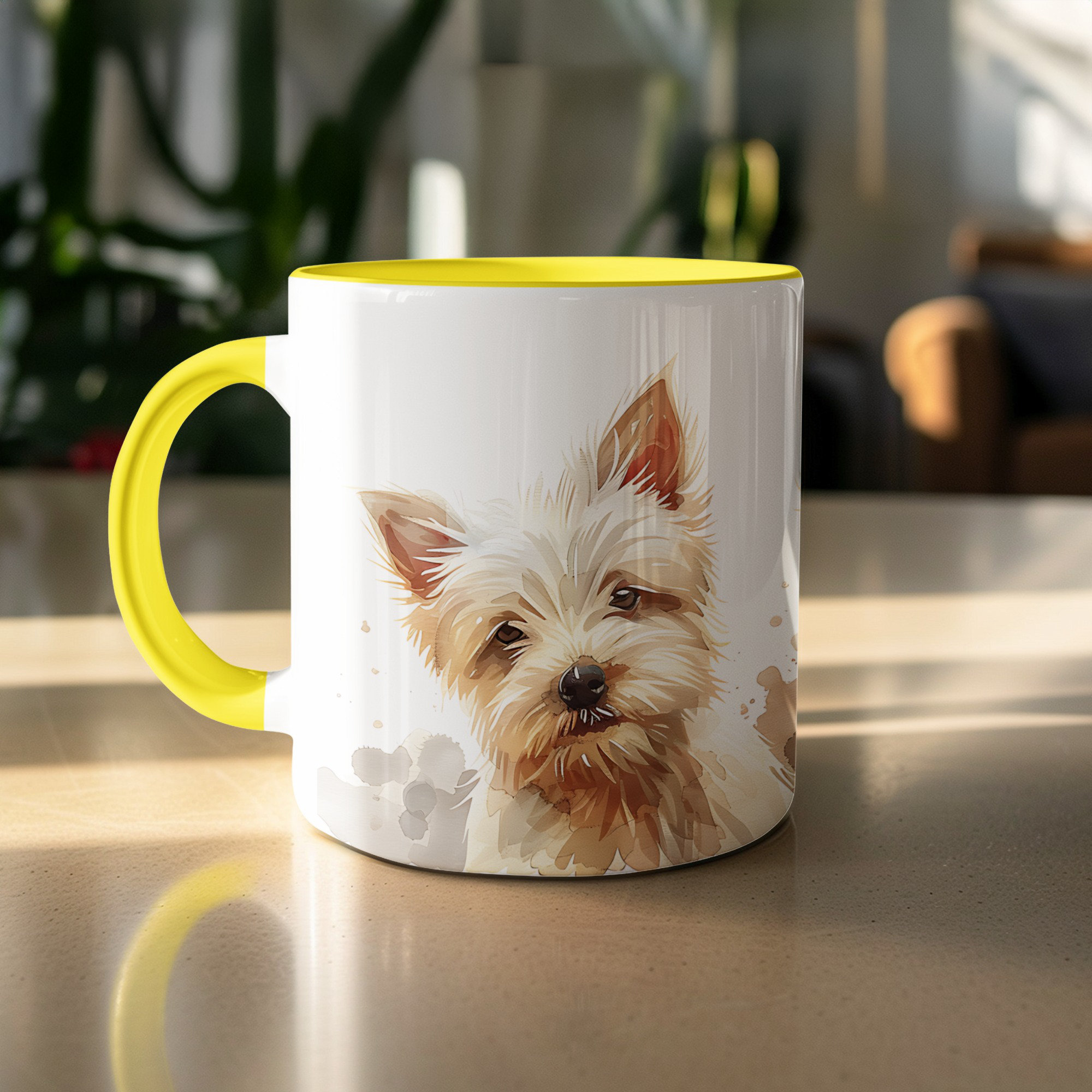 East Urban Home Set of 3 – 11oz Watercolour Samoyed Dog Design Coffee ...