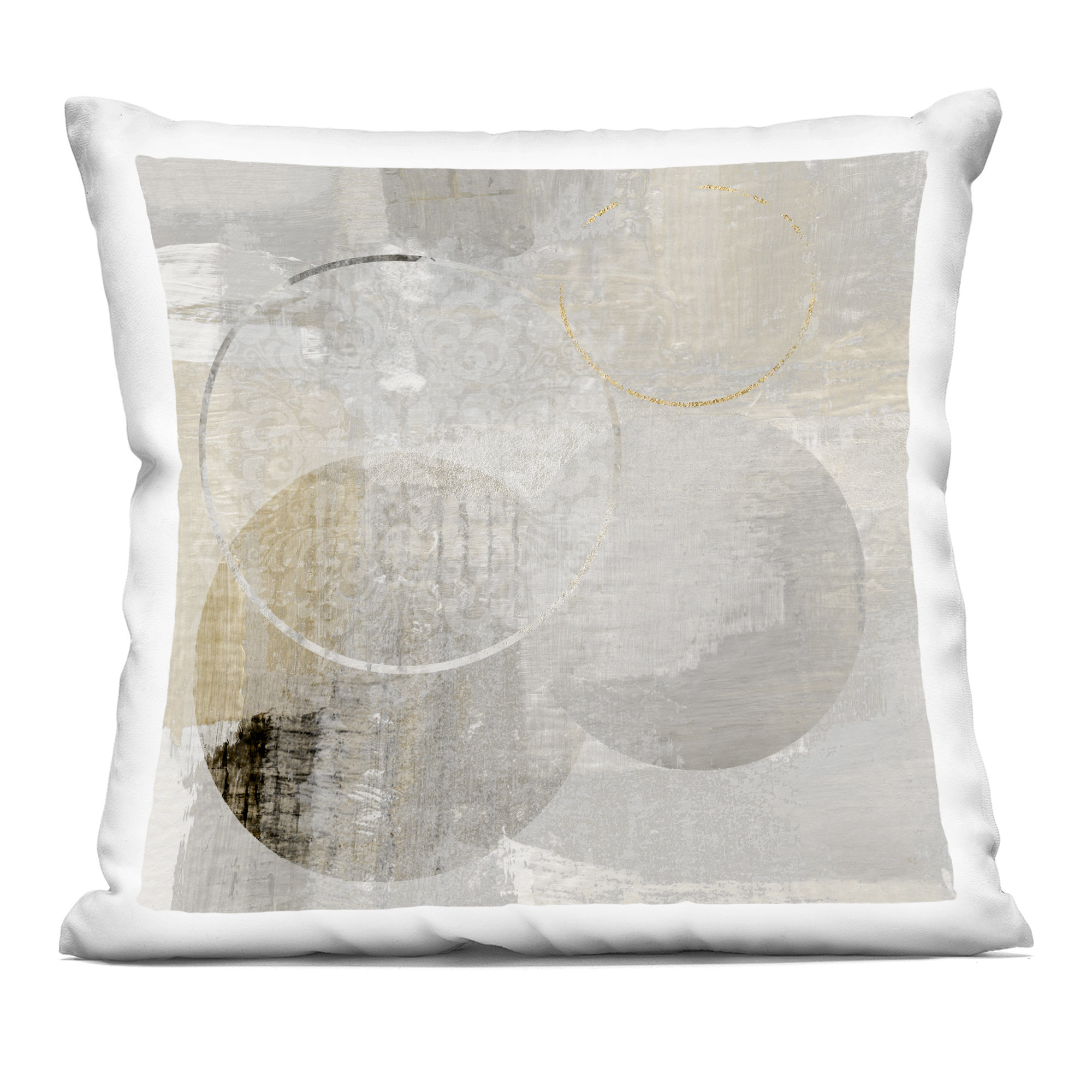 Stupell Industries Rustic Neutral Fragments Decorative Printed Throw ...