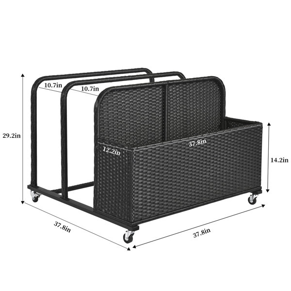 Patio Novagarden Poolside Float Storage Organizer, Pool Toy Storage ...