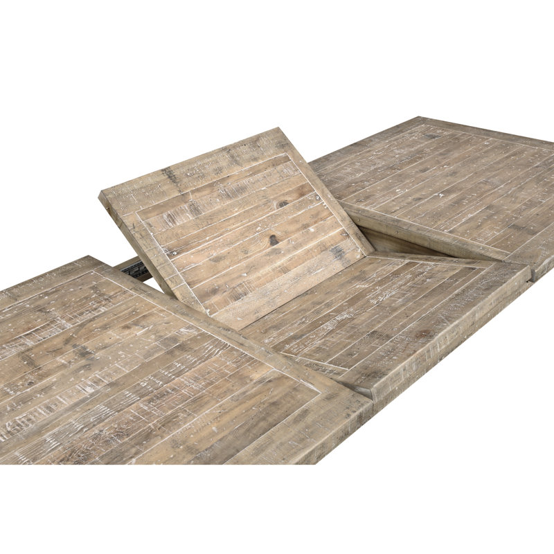 Three Posts™ Clintwood Extendable Solid Wood Dining Table & Reviews ...