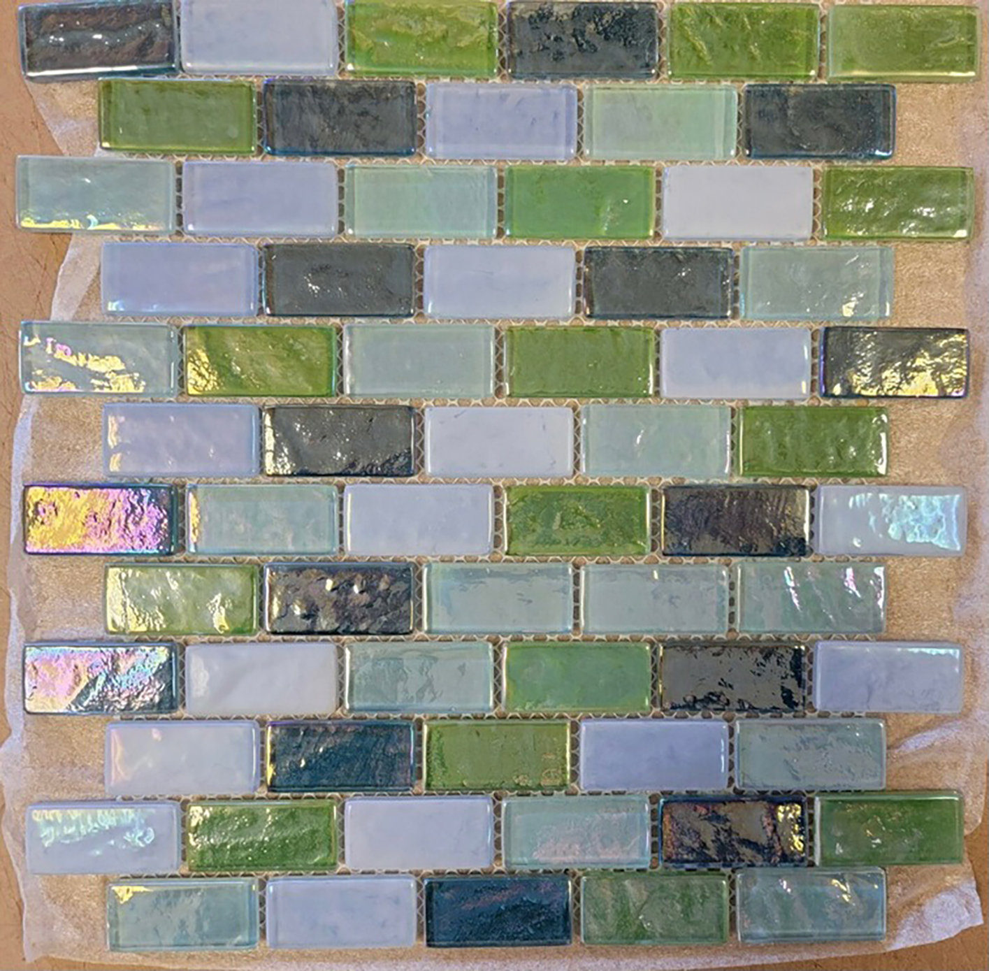 Abolos Bahamas 1" x 2" Glass Linear Mosaic Wall Tile - Wayfair Canada