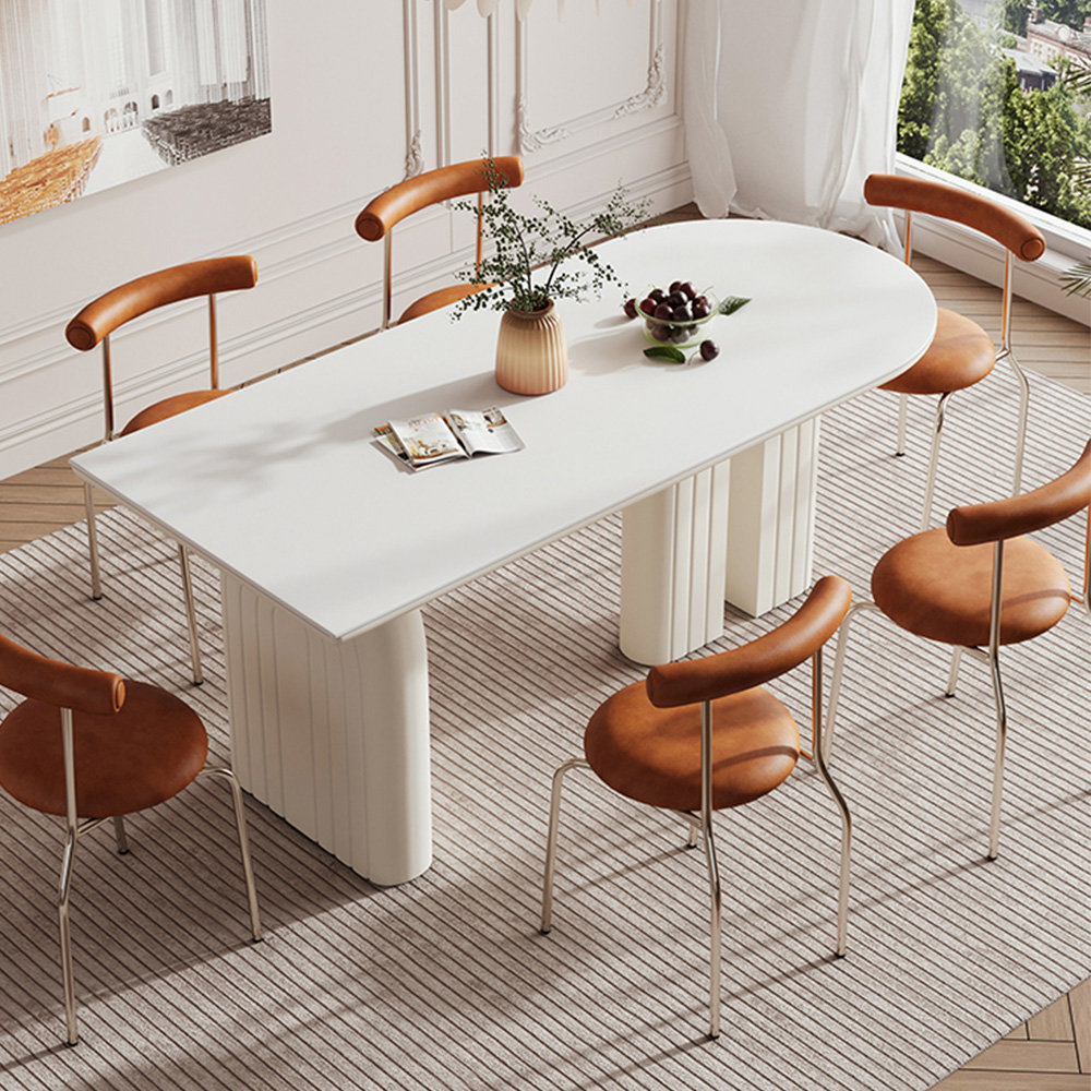 ZKuylo French cream style dining table set - Wayfair Canada