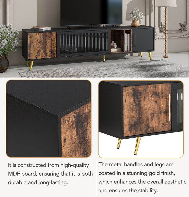 Mercer41 Nitzy 78.7'' Media Console | Wayfair