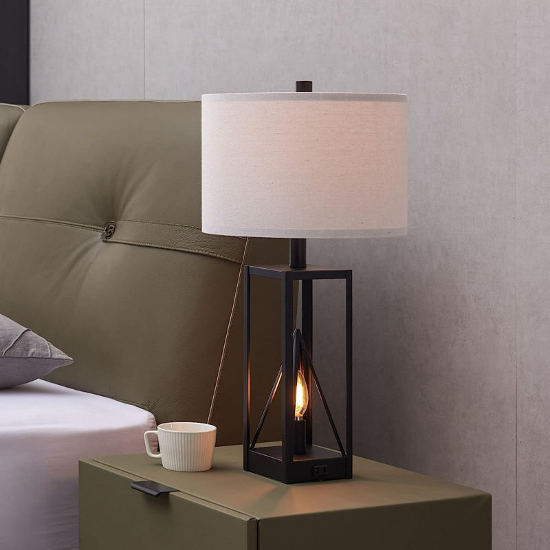 Hokku Designs Evadene Metal USB Table Lamp | Wayfair