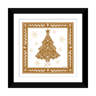 The Holiday Aisle® Gingerbread Christmas Tree - Wall Art Print - Framed ...