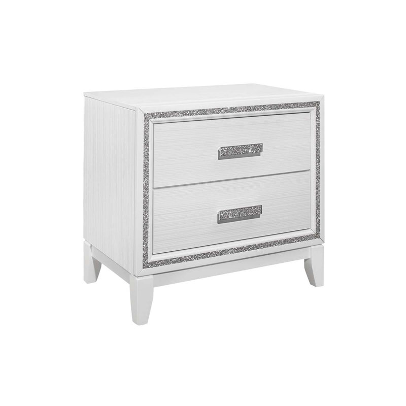 Mercer41 Transitional Glam Nightstand | Wayfair