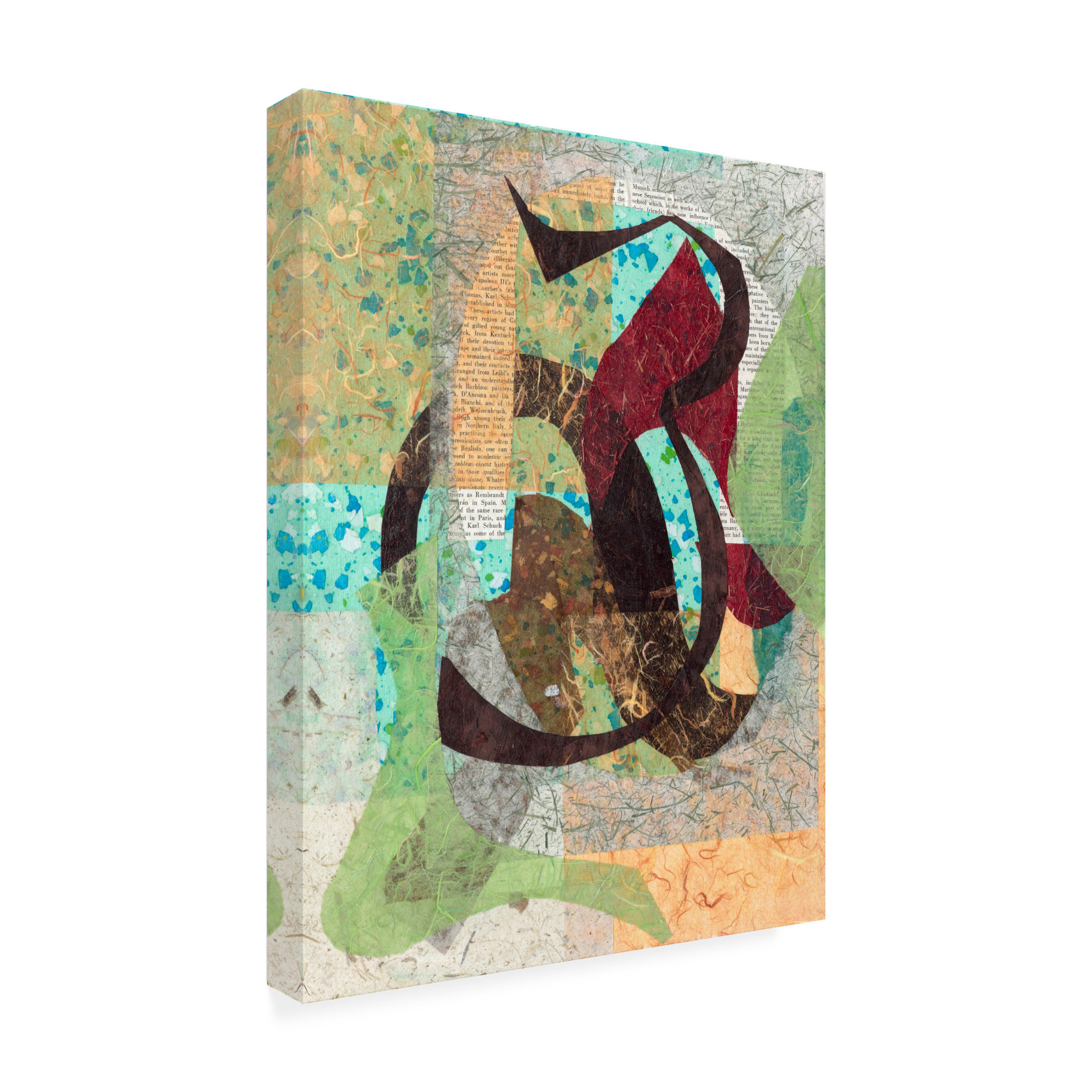 Wrought Studio™ Abstract Art Book 2 On Canvas by Ellen Kossoff Print ...