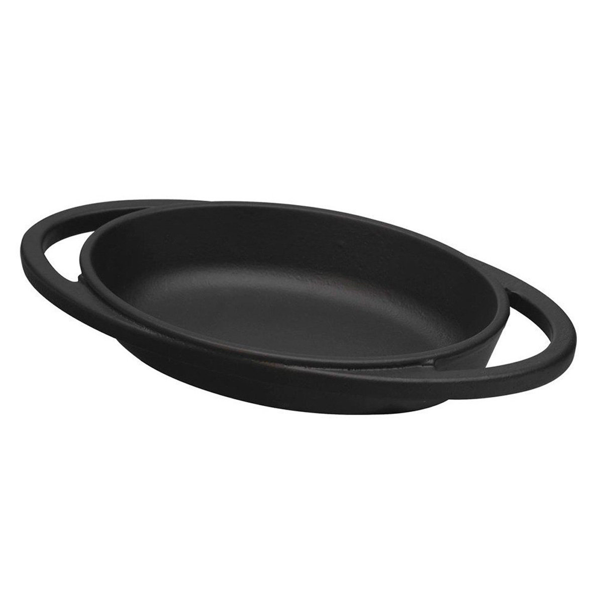 LAVA CAST IRON Lava Enameled Cast Iron Skillet 6 inch- Oval Pan Dish ...