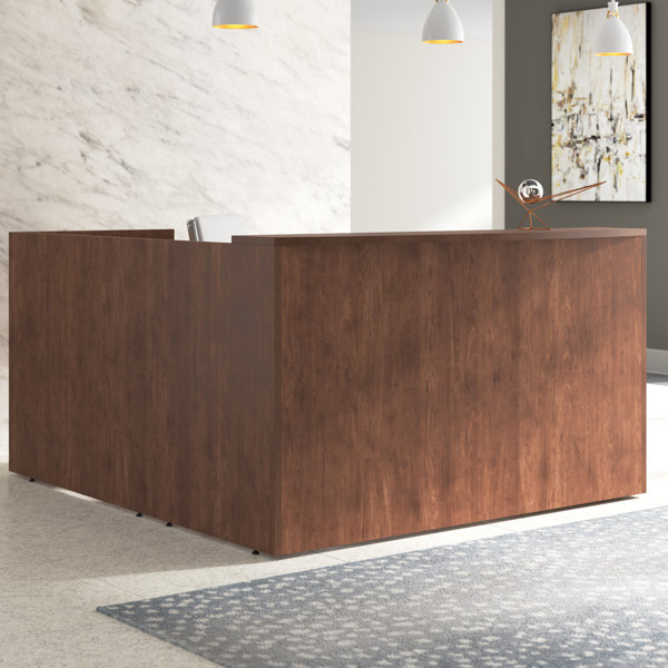 Latitude Run® Legacy Single Pedestal Reception Desk - Wayfair Canada
