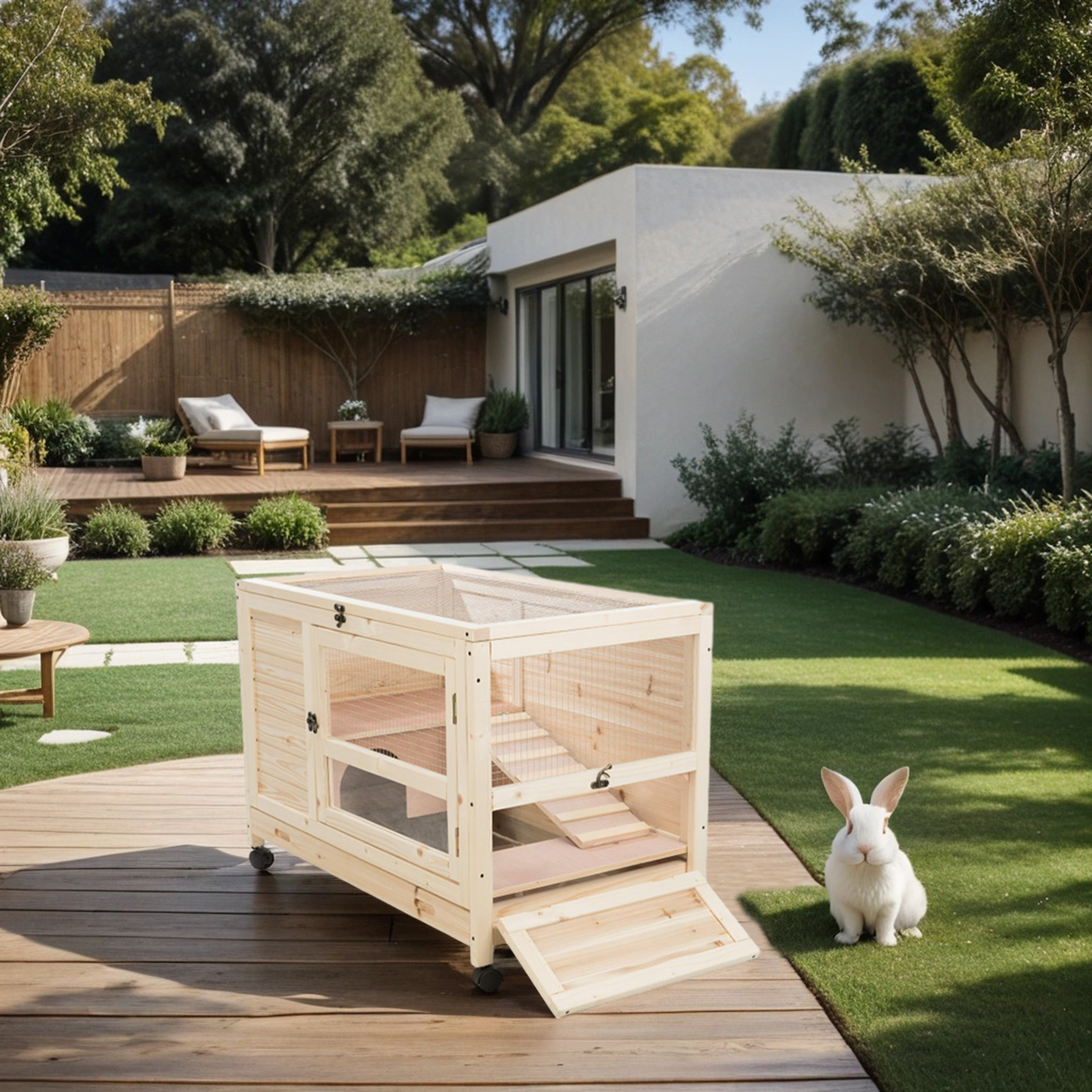 Tucker Murphy Pet™ Eraclie Weather Resistant Small Animal Hutch ...