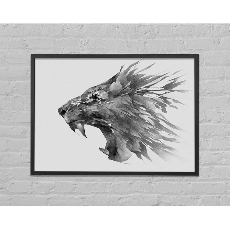 Latitude Vive Fractual Lion Roar - Single Picture Frame Art Prints ...