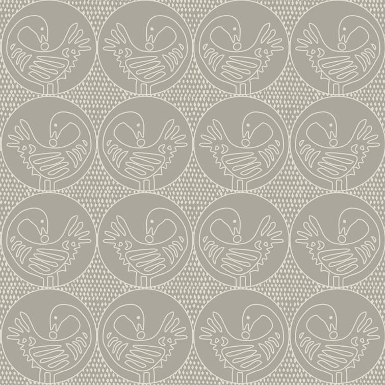 Mitchell Black SAMPLE-Sankofa 10' L x 25" W Peel and Stick Wallpaper ...