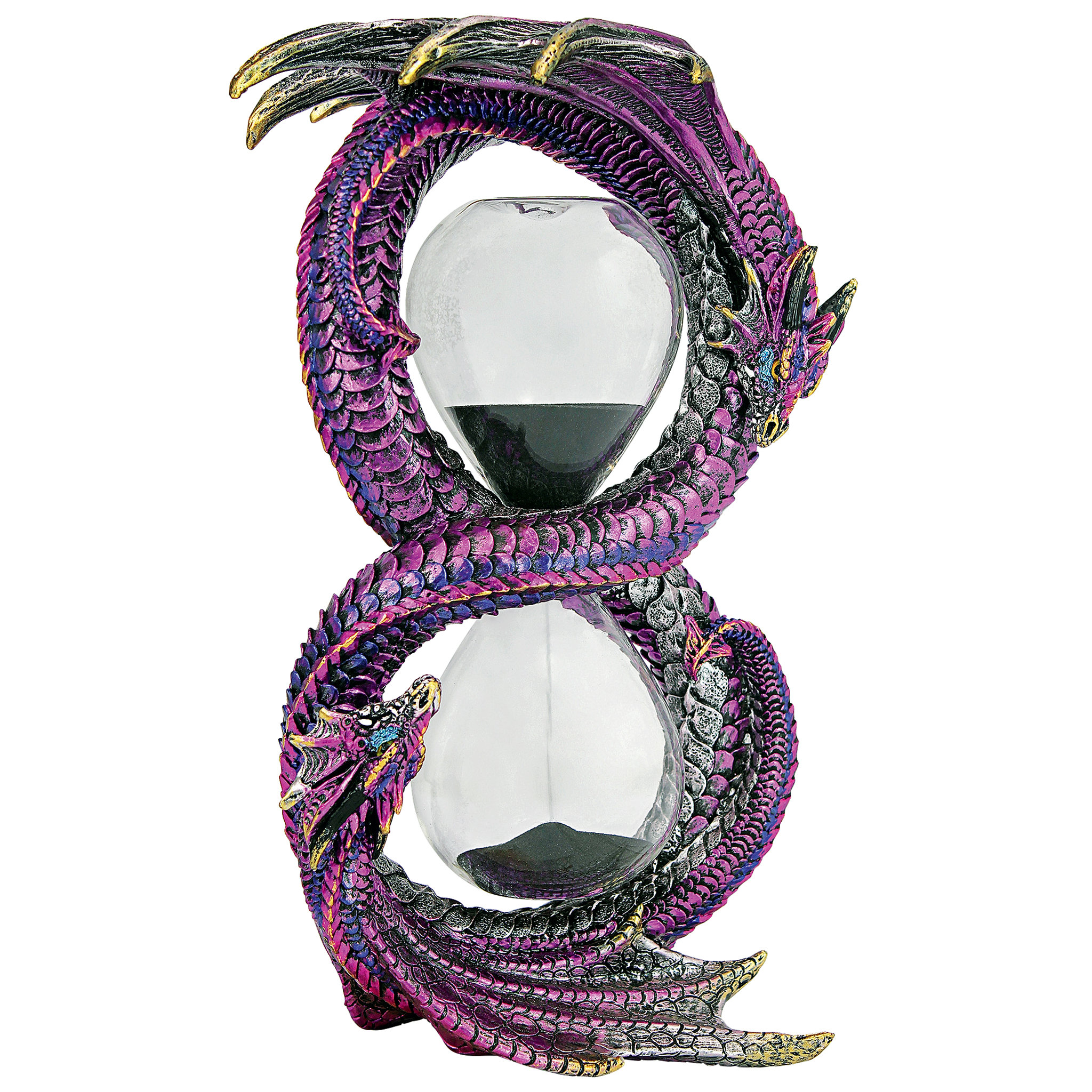 Design Toscano Witness to Time Gothic Dragon Hourglass & Reviews | Wayfair