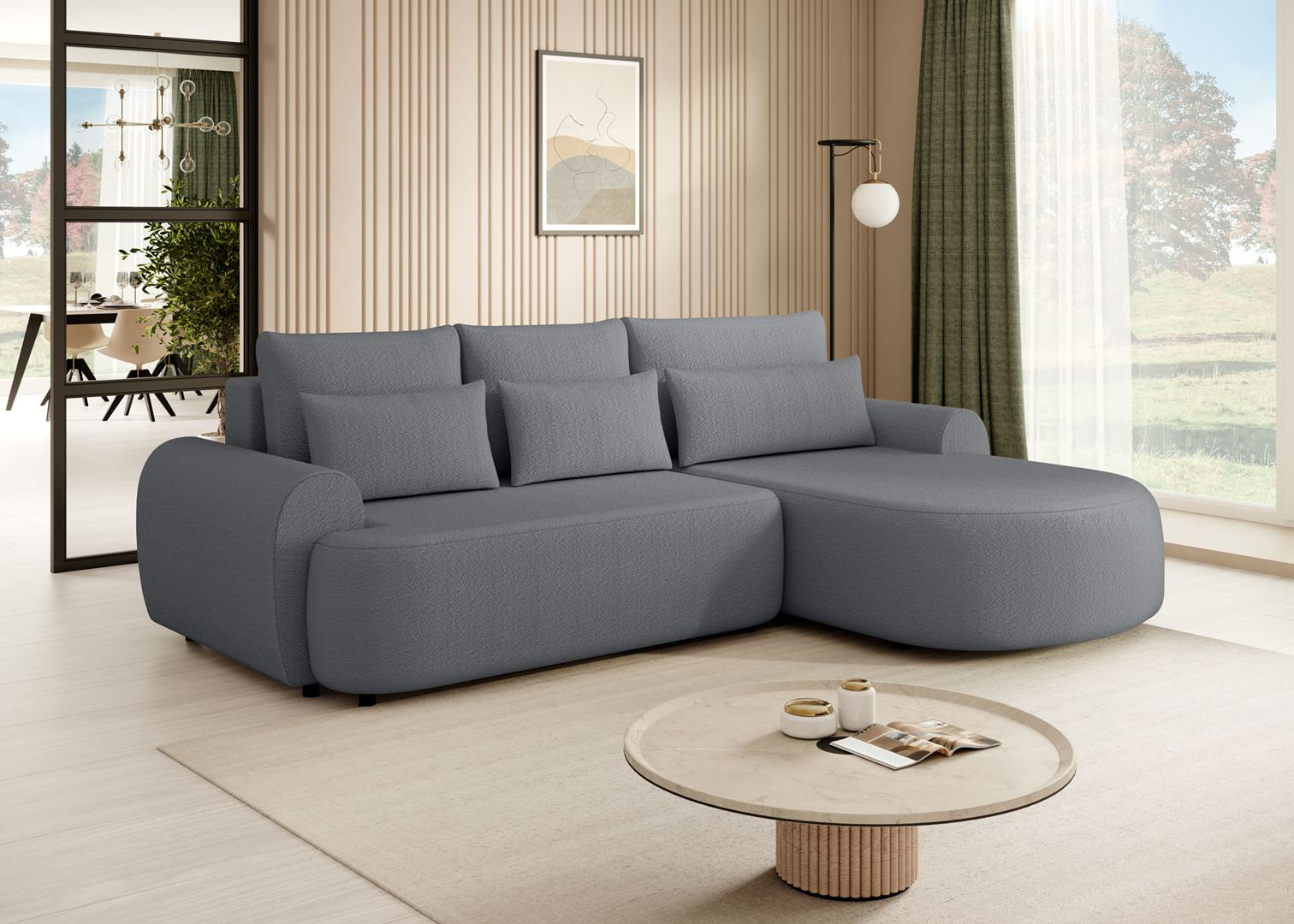 Metro Lane Cyani 3 - Piece Sofa & Chaise | Wayfair.co.uk