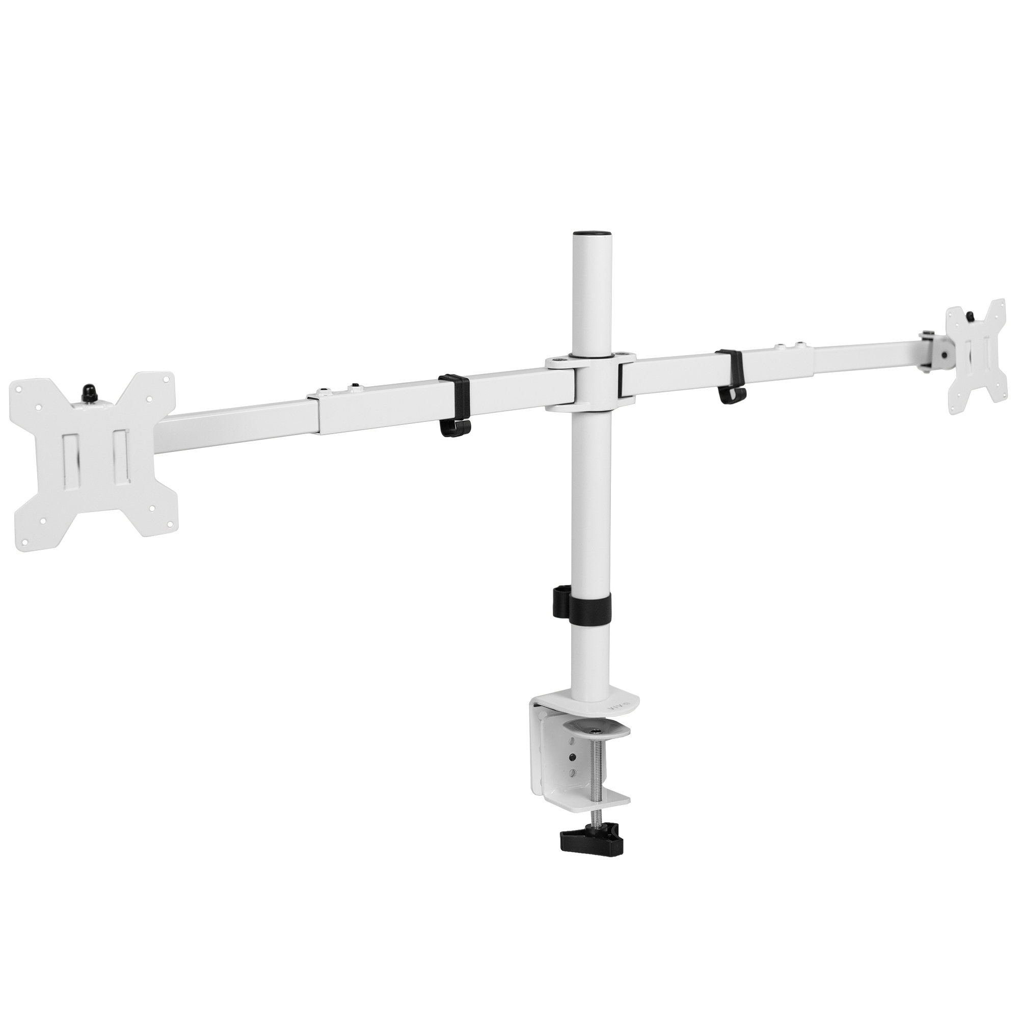 Vivo White Tilt Multi Screen Desktop Mount for 27" - 38" Screens Holds ...