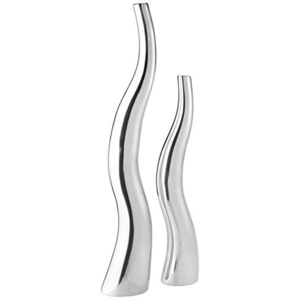 Orren Ellis Yosel Curva Tall Wiggly Vases & Reviews | Wayfair