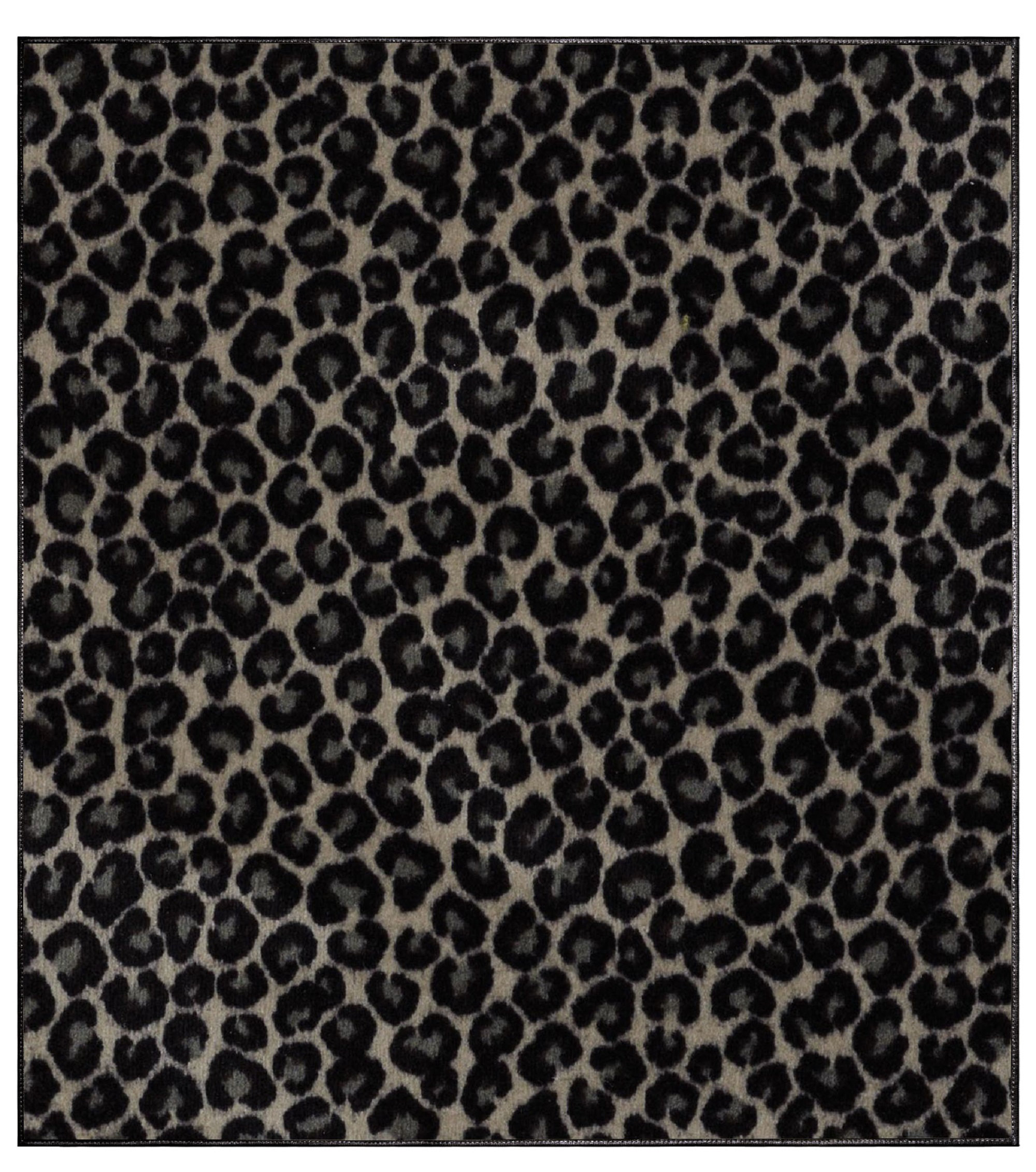 East Urban Home Square Animal Print Black/Gray Area Rug | Wayfair