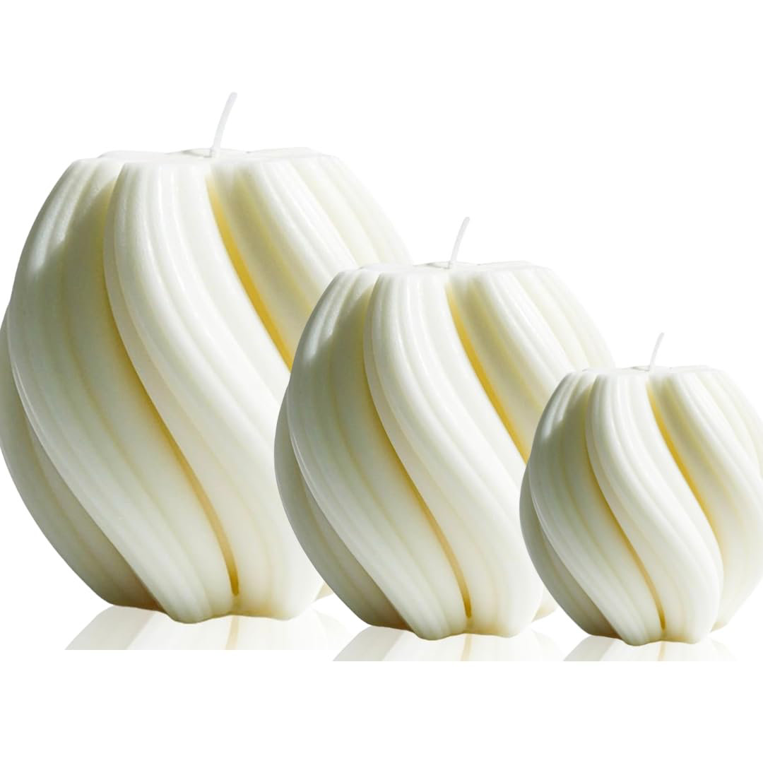 Hokku Designs Decorative Candles Aesthetic Candle Unscented Pillar ...