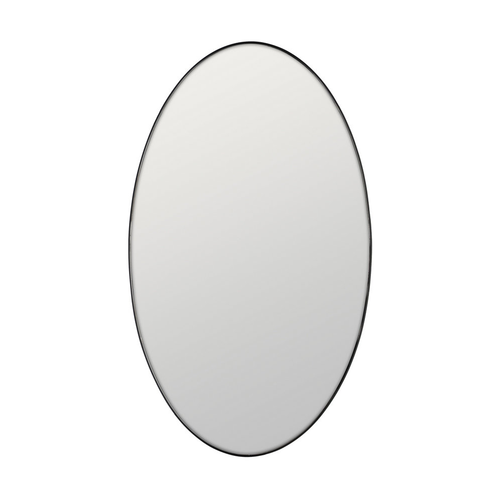 Latitude Run Black Metal-Glass Mirror | Wayfair.co.uk