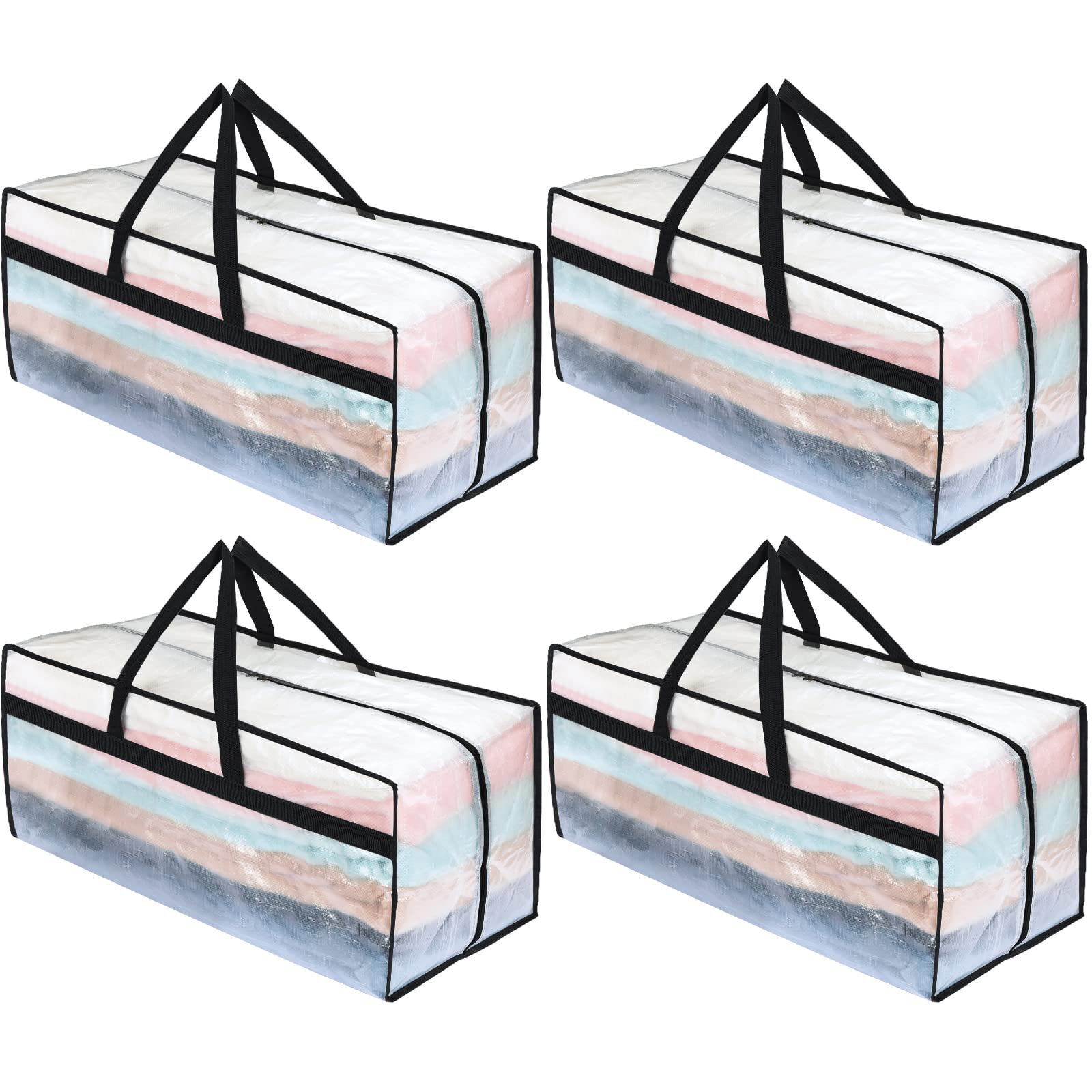 Rebrilliant 4 Piece Polypropylene Storage Bag Set | Wayfair