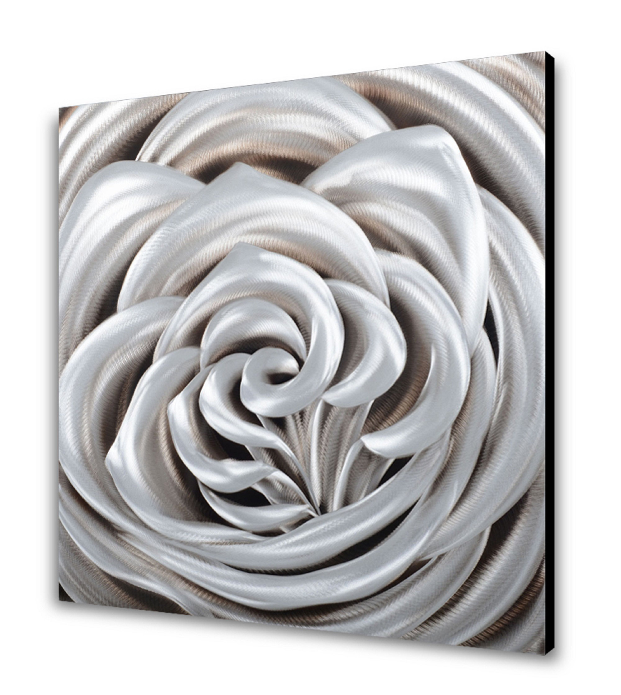 Rosdorf Park The Silver Rose Print - Unframed Painting Print | Wayfair