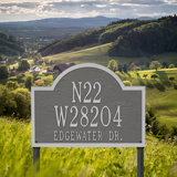 Whitehall Products Wisconsin Special 3-Line Lawn Address Sign | Wayfair