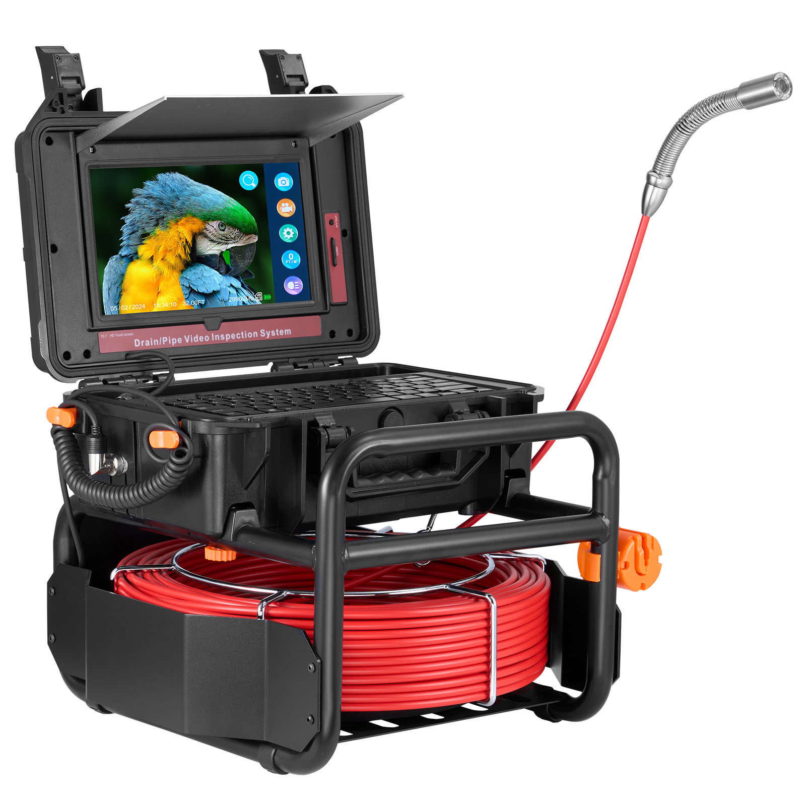 Stellweilan Tessberg Sewer Camera 165 ft/50m Self-Leveling Drain Camera ...