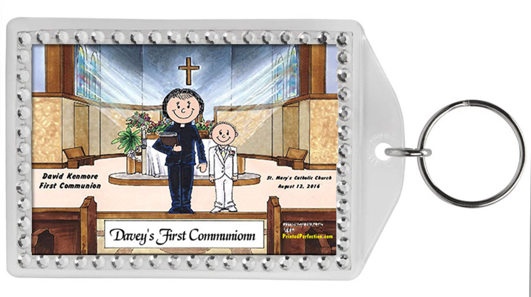 Printed Perfection Personalized Friendly Folks Communion, Boy - Female ...