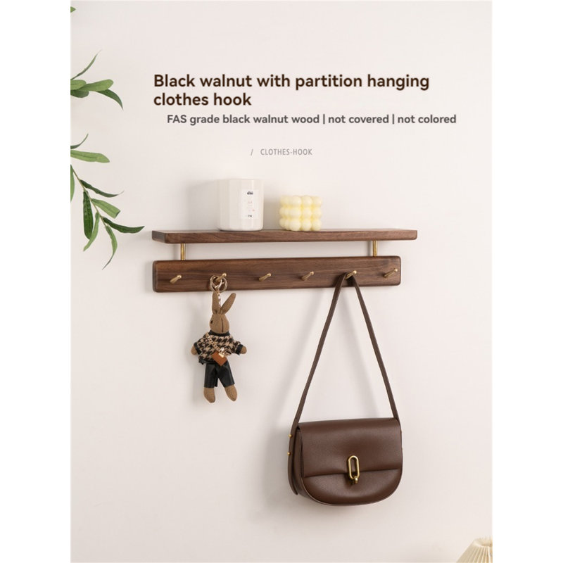 Rebrilliant Raqwan Freestanding 6 - Hook Wall Mounted Coat Rack | Wayfair