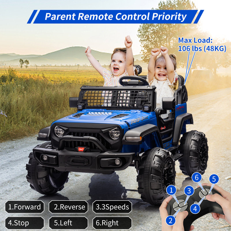 Gaomon All-Terrain Vehicles Battery Powered Ride On | Wayfair