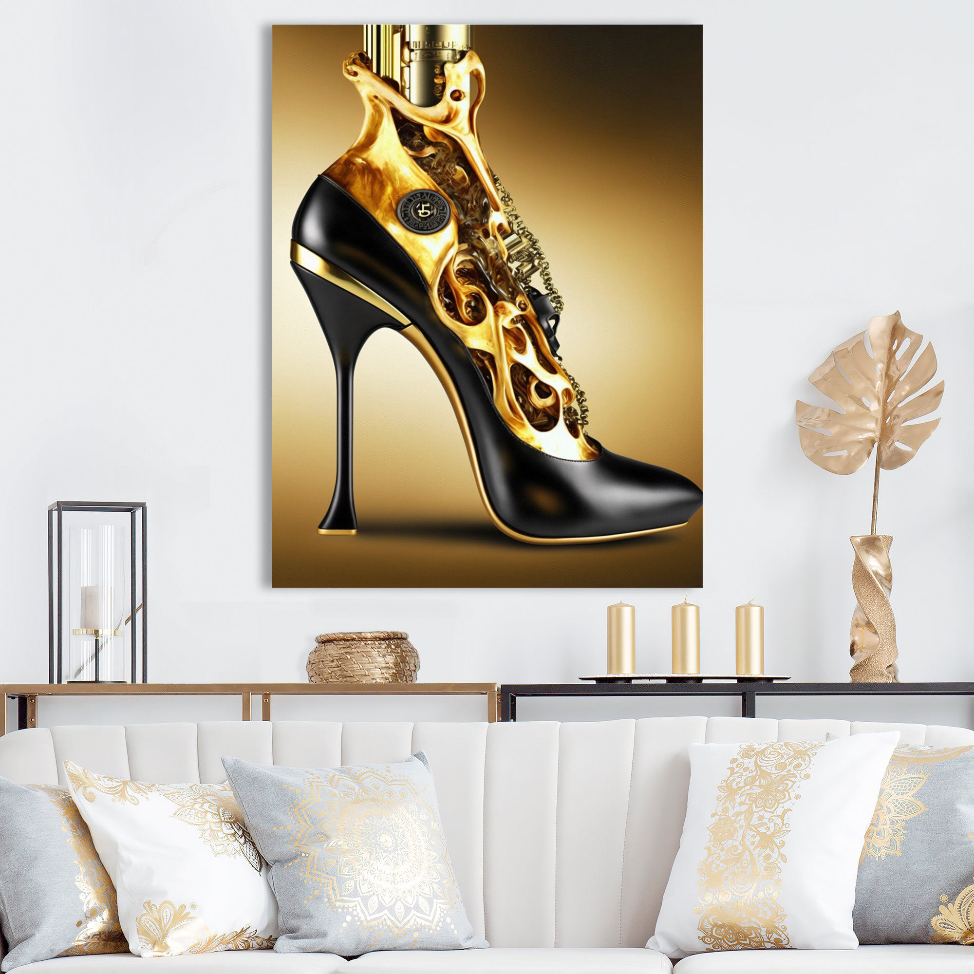 Mercer41 Golden Mechanic High Heel IV " Golden Mechanic High Heel IV ...