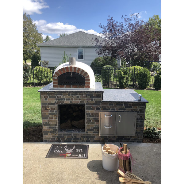 Authentic Pizza Ovens Rustic Arch Pizzaioli Pizza Oven | Wayfair