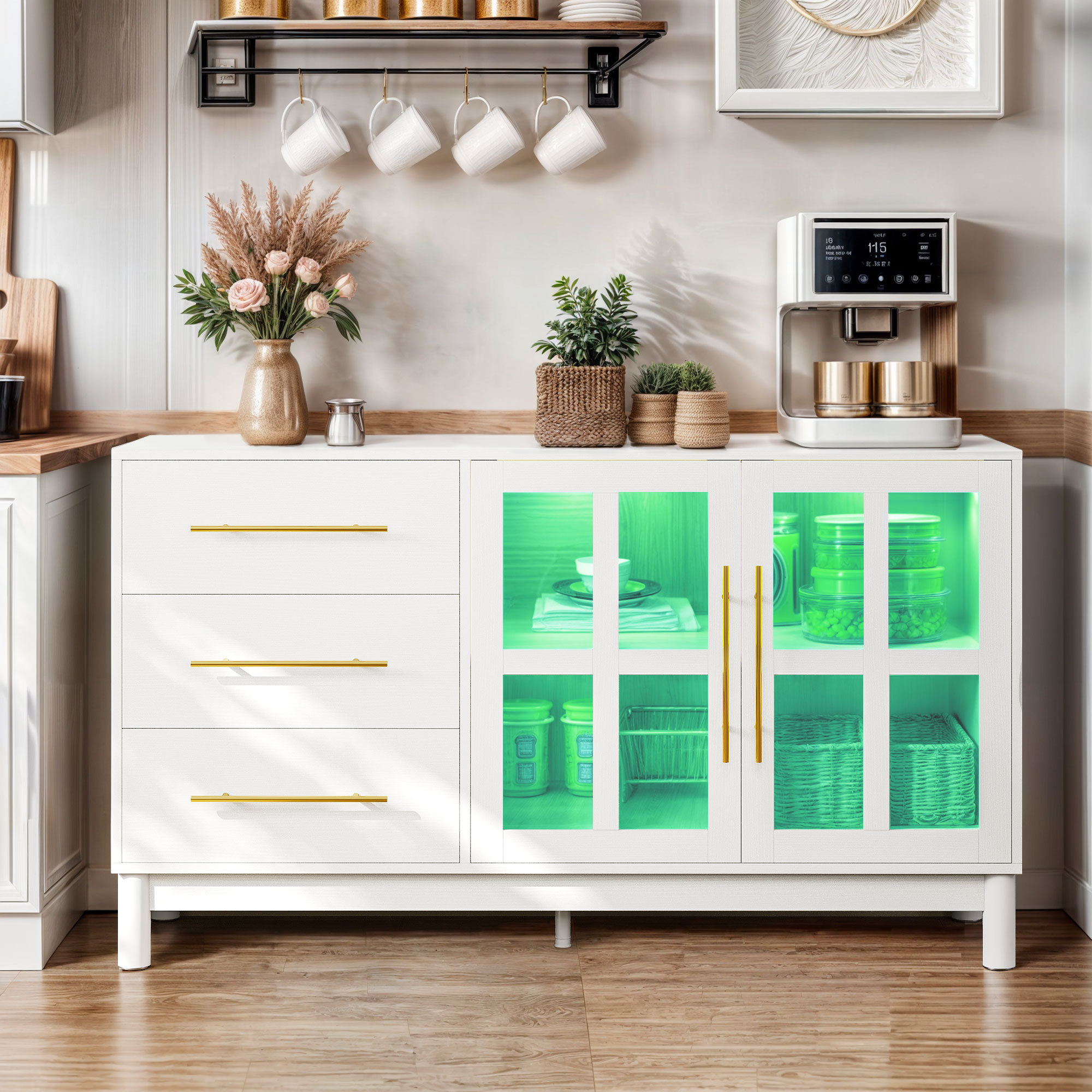 Mercer41 Lemaya 55.12'' Sideboard | Wayfair