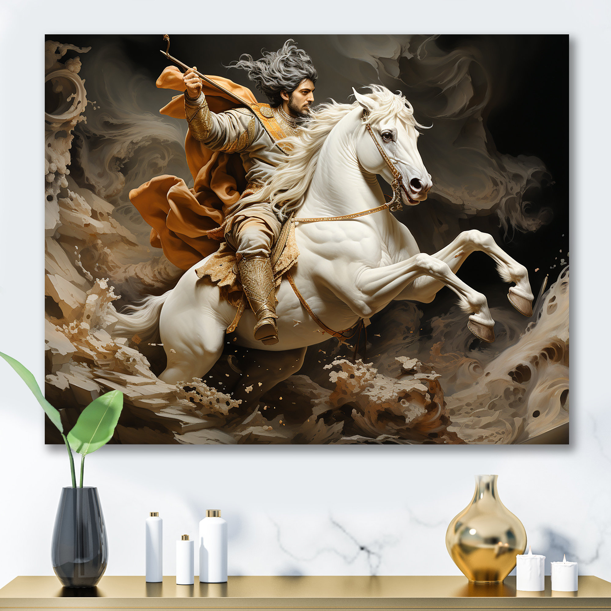 Charlton Home Hindu Arjunas Battlefield Indian Expression - Hinduisim ...