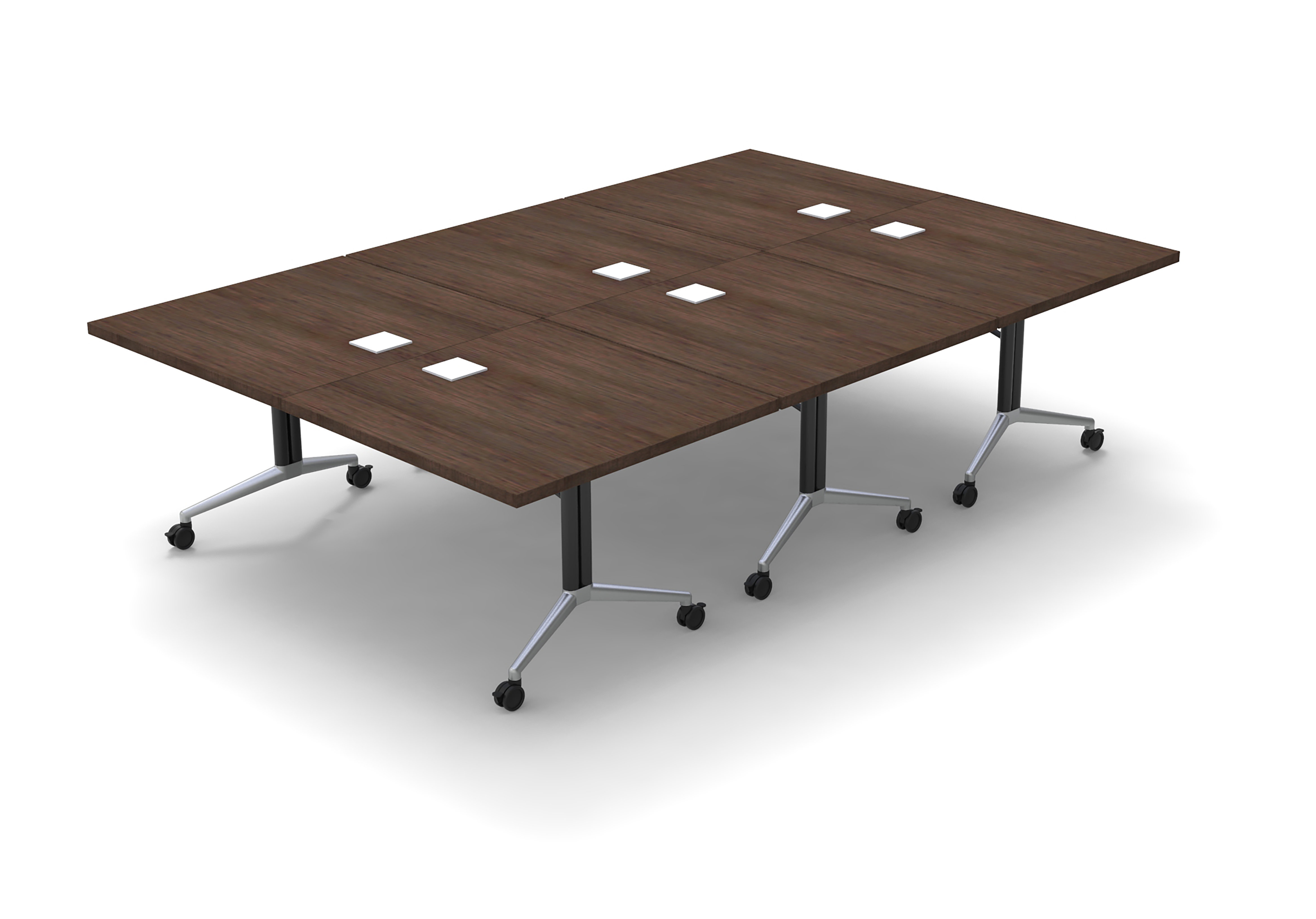 The Twillery Co. Albin 14 Person Conference Meeting Tables with 14 ...