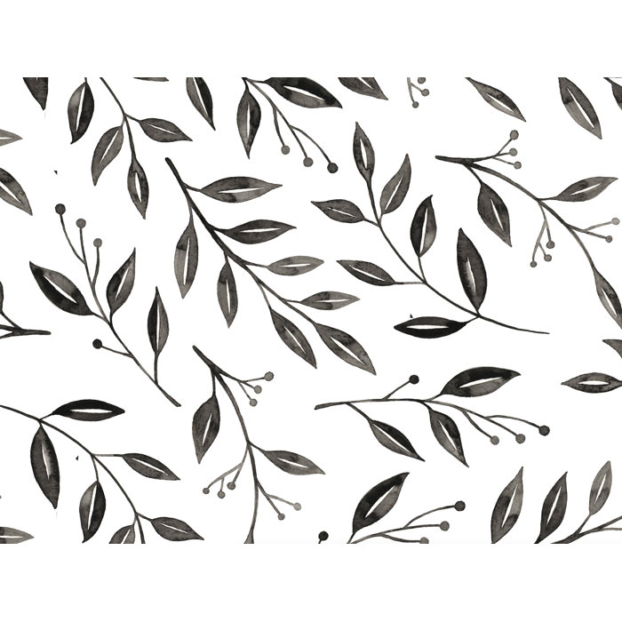 Urban Walls Inked Leaves Wall Decal | Wayfair