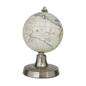 Winston Porter Aluminum Tabletop Globe | Wayfair