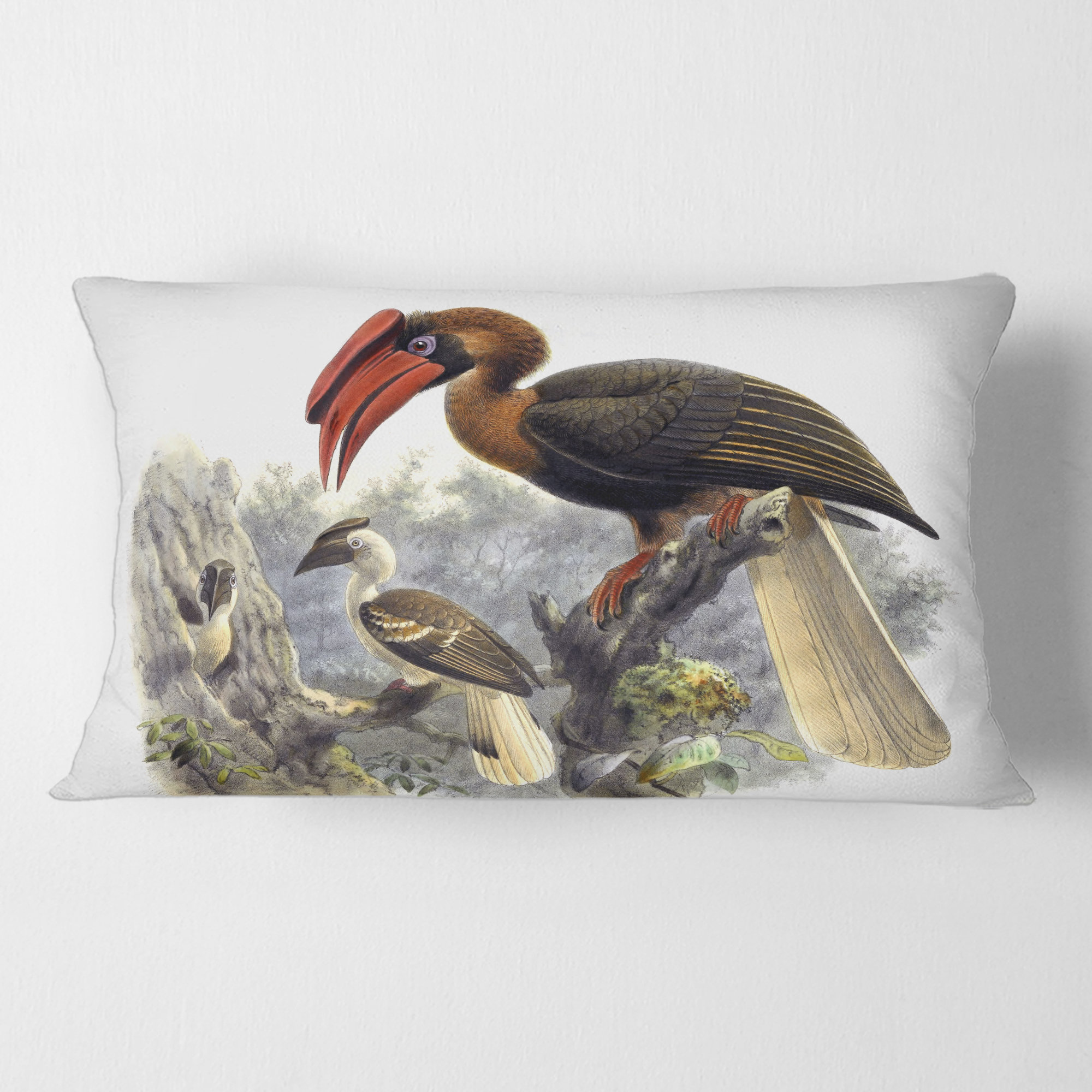 Design Art Australian Birds XI Rectangular Pillow Cover & Insert | Wayfair