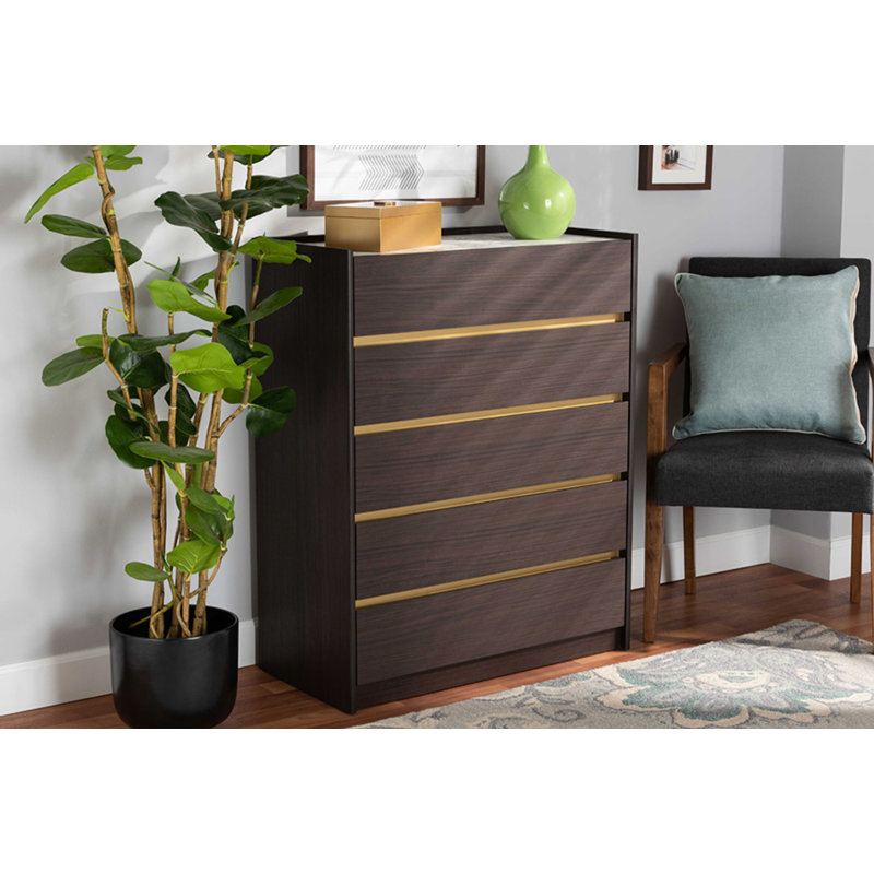 Mercury Row® Newlon 5 Drawer 31.5" W Chest | Wayfair