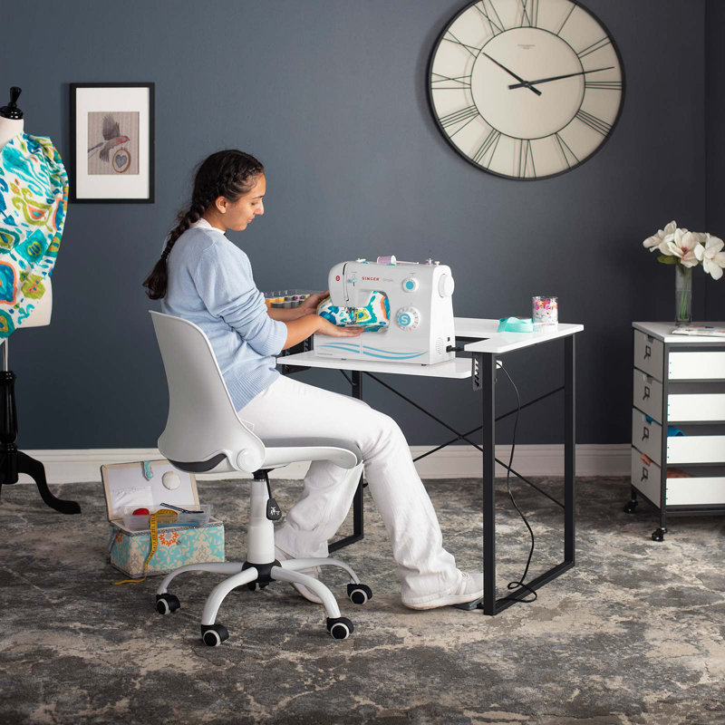 Sew Ready 41'' x 23'' Sewing Table with Sewing Machine Platform ...