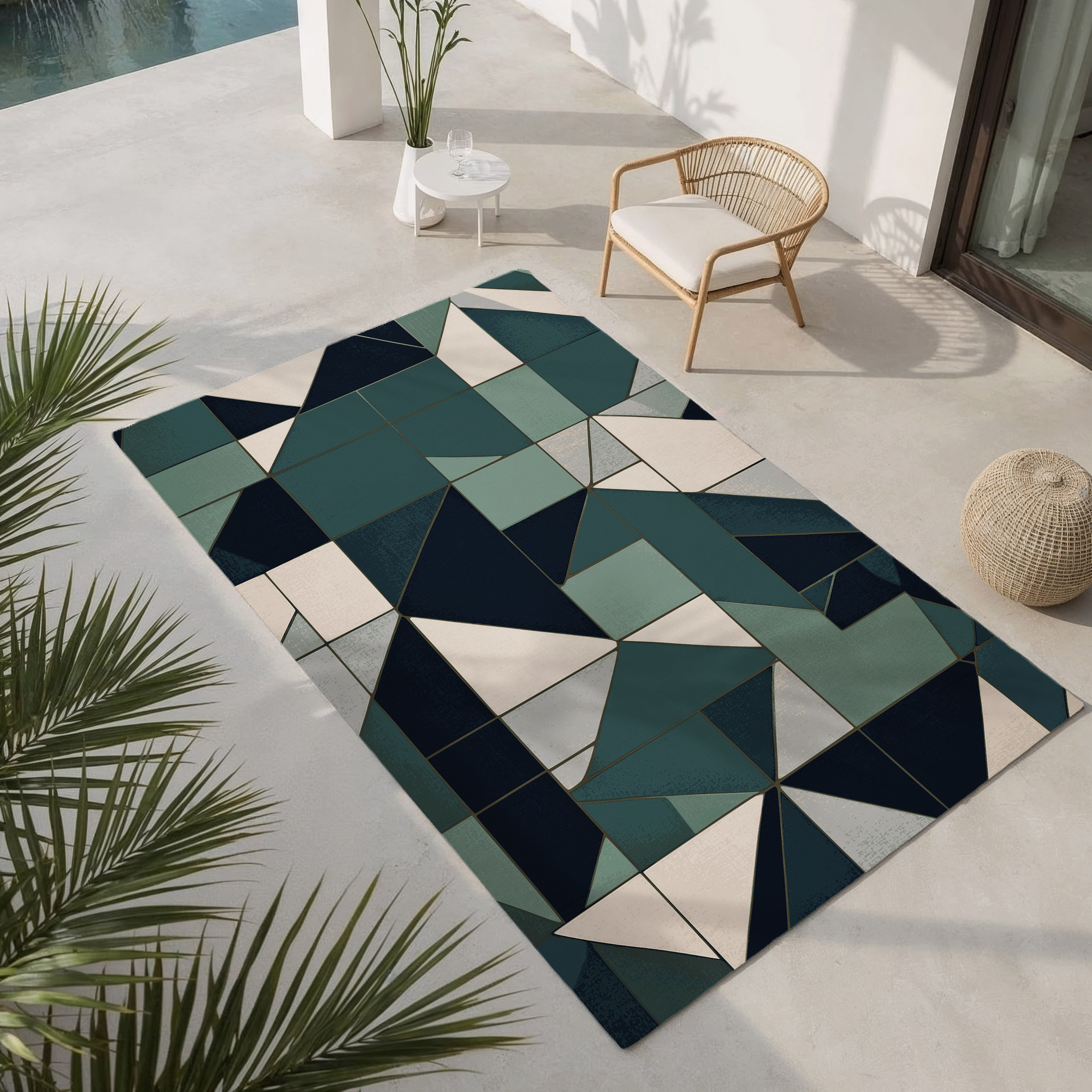 Wrought Studio™ Starline Tapestry Indoor And Outdoor Area Rug | Wayfair