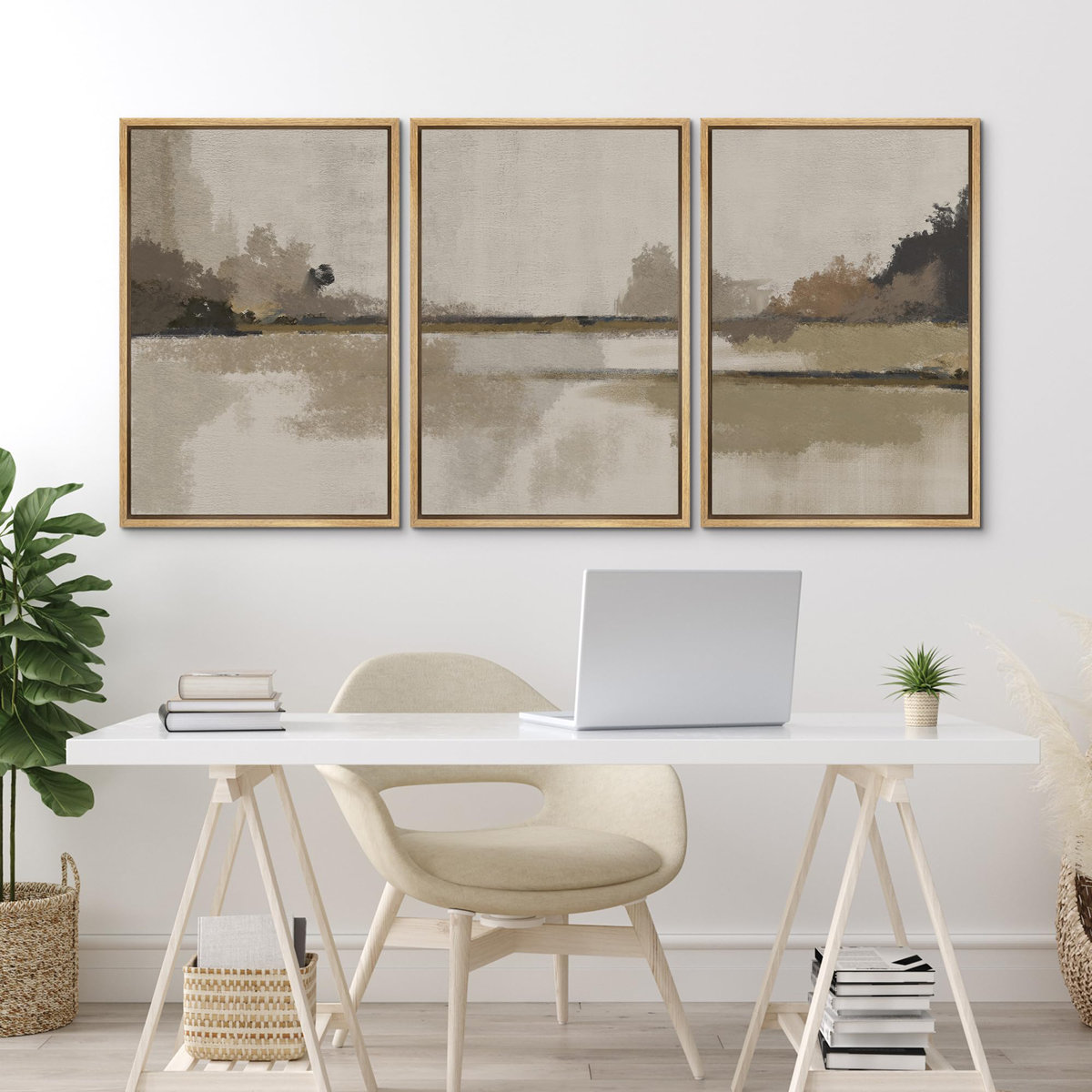 wall26 " Abstract Shoreline Modern Minimalist Beach Nature Wilderness ...